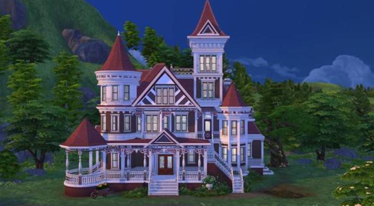 Victorian Mansions Sims The Sims 4 Victorian House Build